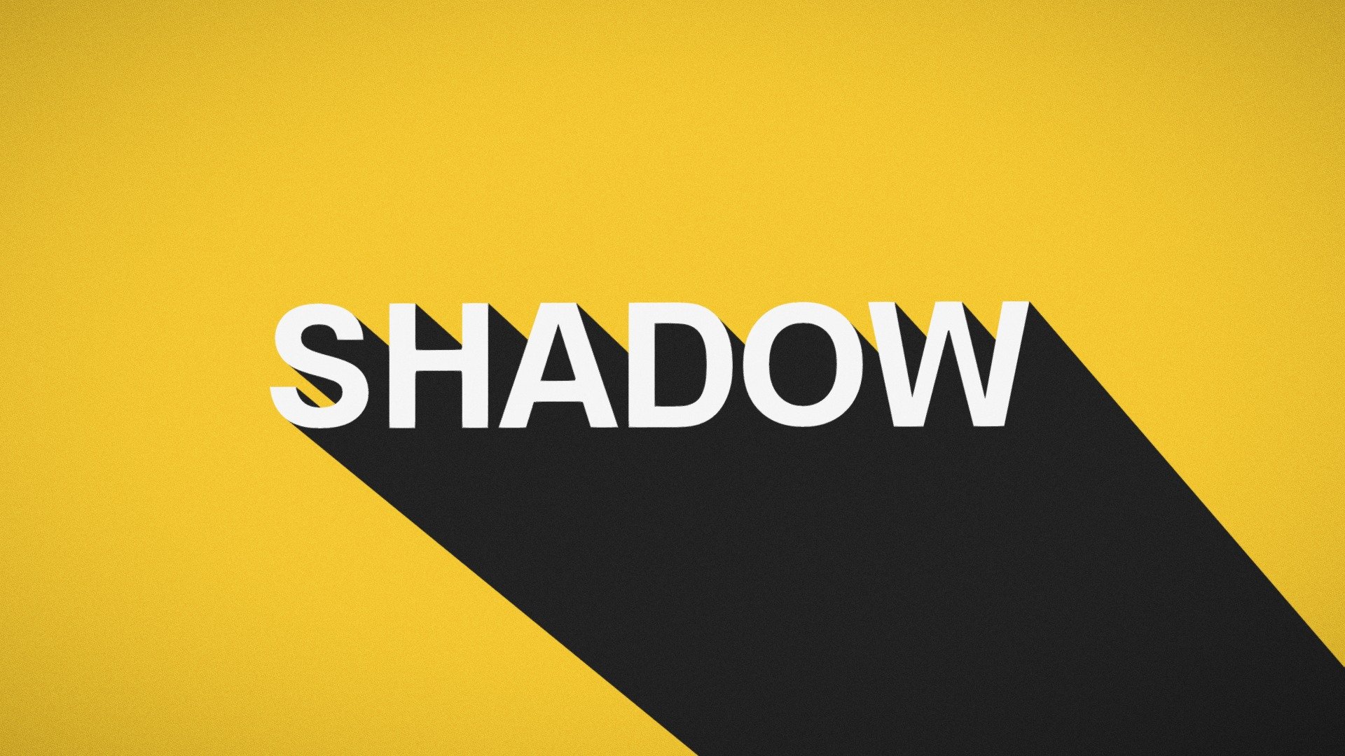 Flat Shadow - Typography - 3D model by Alok (@alok.aks50) [a95cced ...