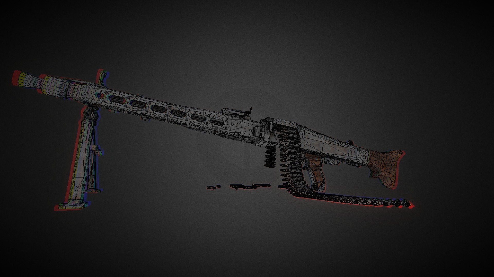maschinengewehr_mg_42 (2) - 3D model by silasfellers [a95cea2] - Sketchfab