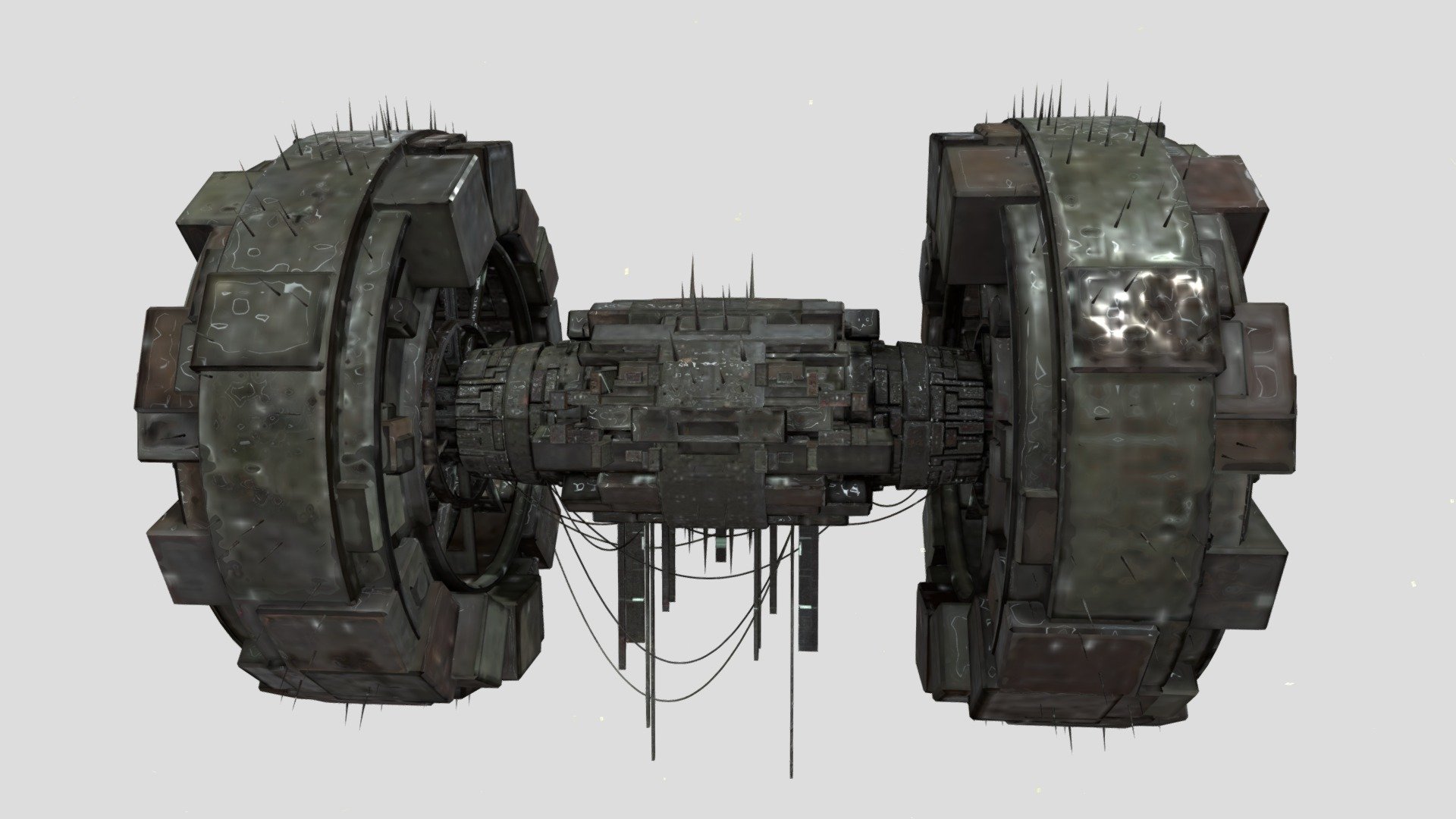 space_station_4 - 3D model by convrseai [a95d9fc] - Sketchfab