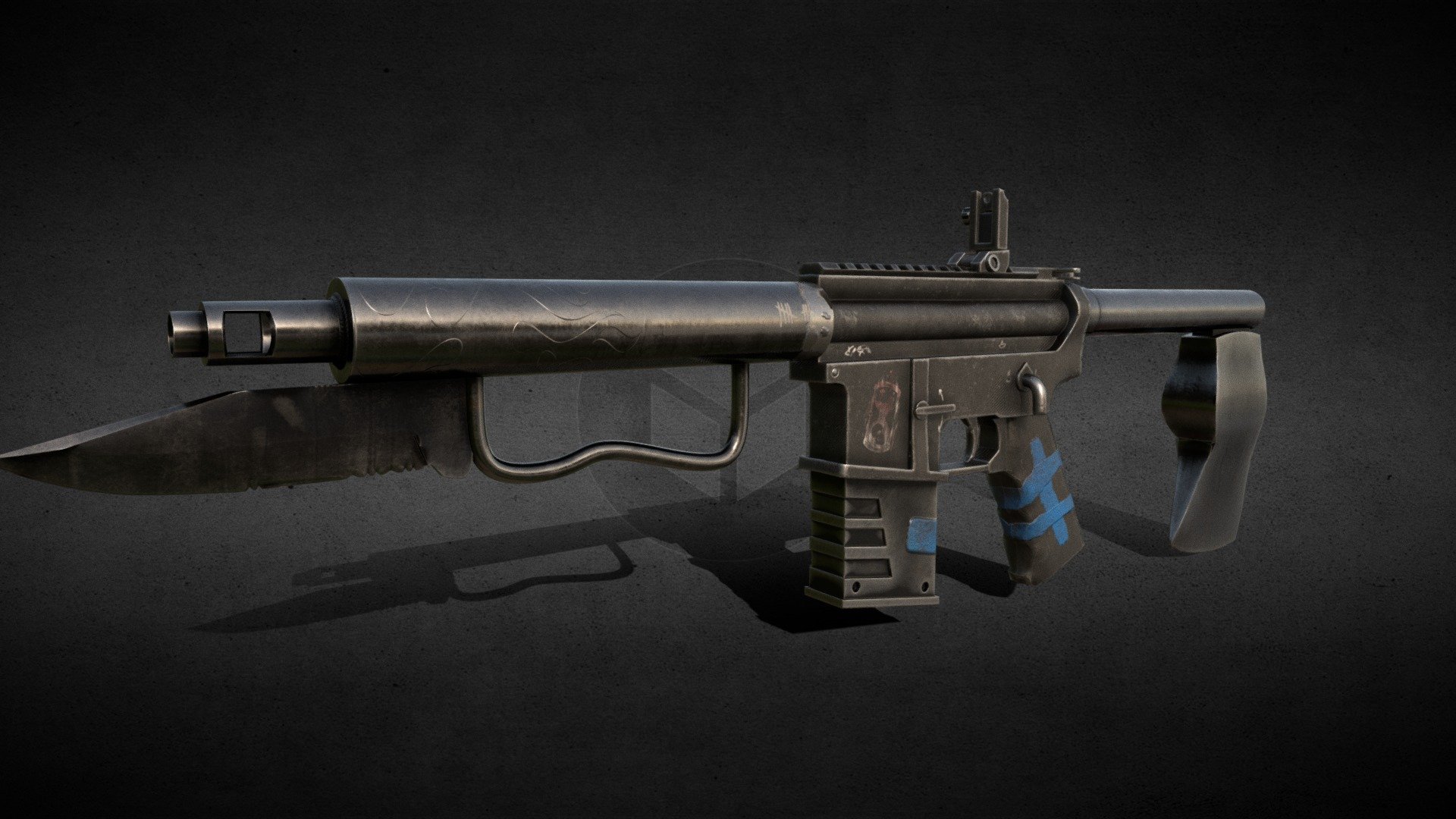 Apocalyptic weapons - Download Free 3D model by kraytay [a95f7e7 ...