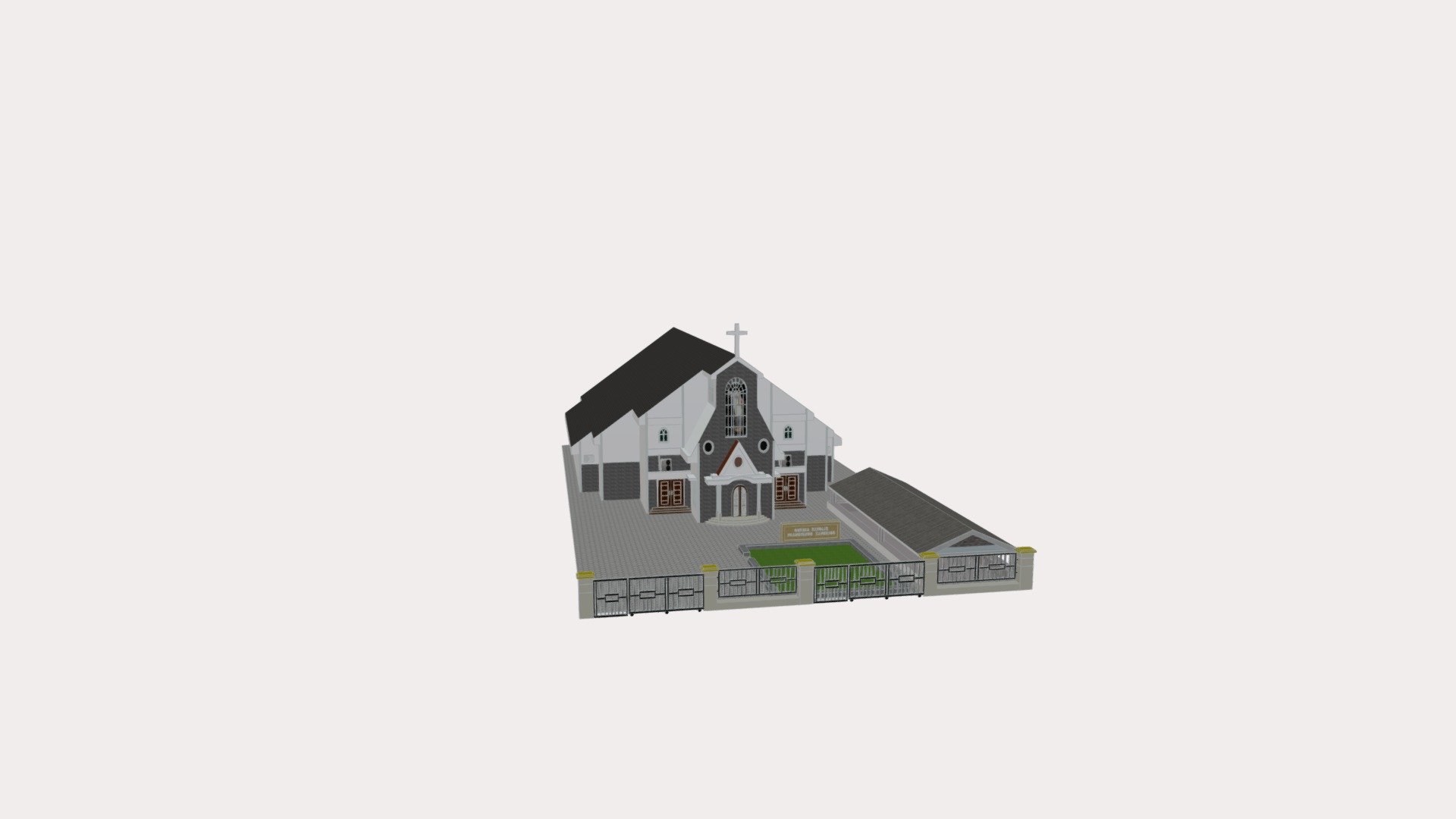 Gereja Fransiskus Xavierus Yogyakarta - Download Free 3D model by ...