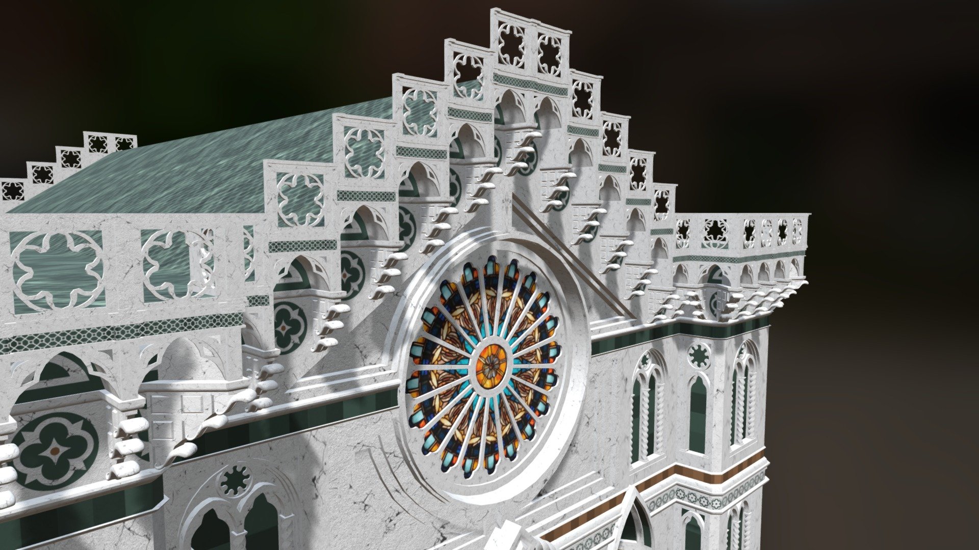 Modular Cathedral - 3D model by T4iri [a9601ef] - Sketchfab