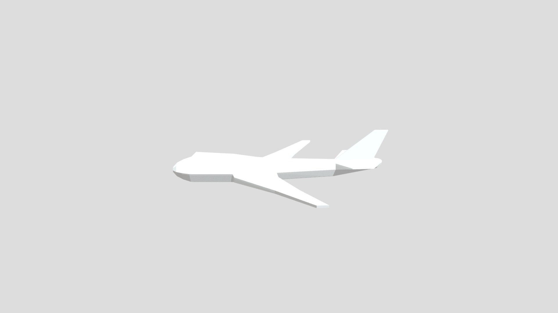 Avion Boeing 707 (Low Poly) - 3D model by Katherine3D (@psyderaw ...