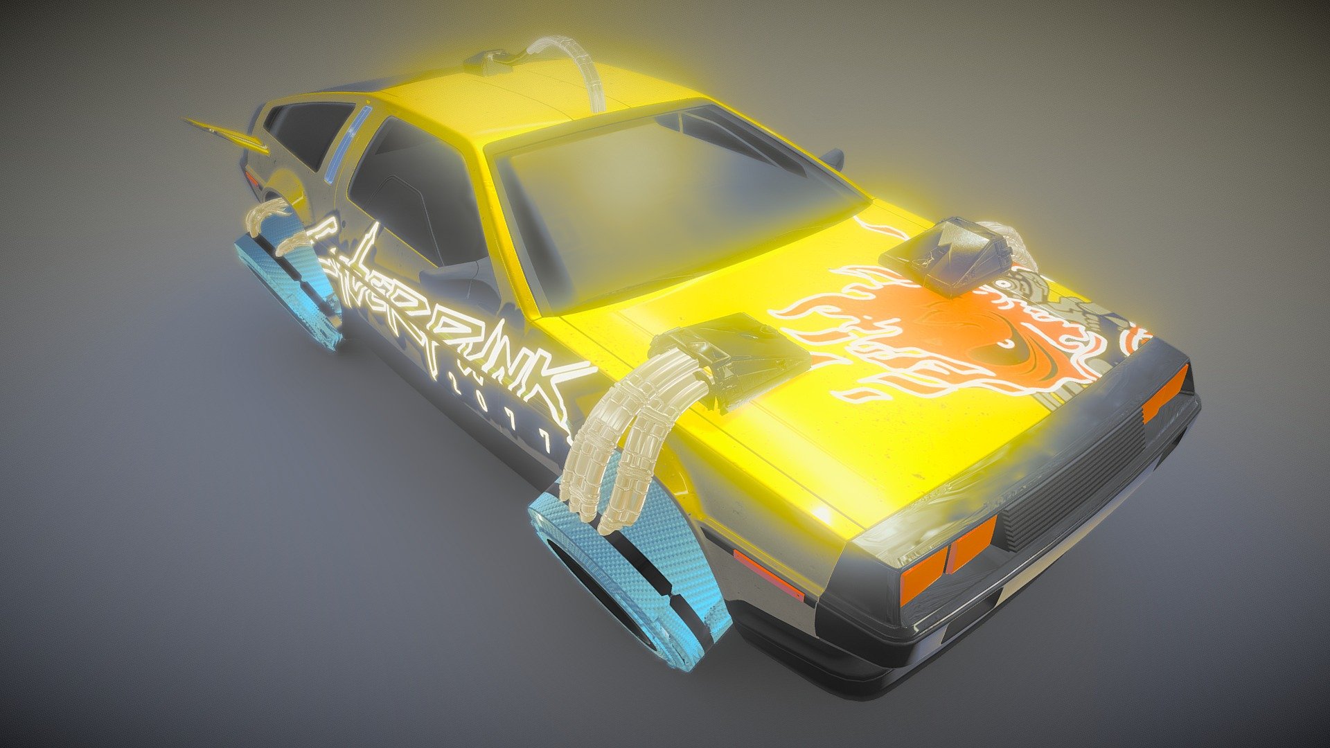 Cyberpunk 2077 Inspired futuristic car - Download Free 3D model by ...
