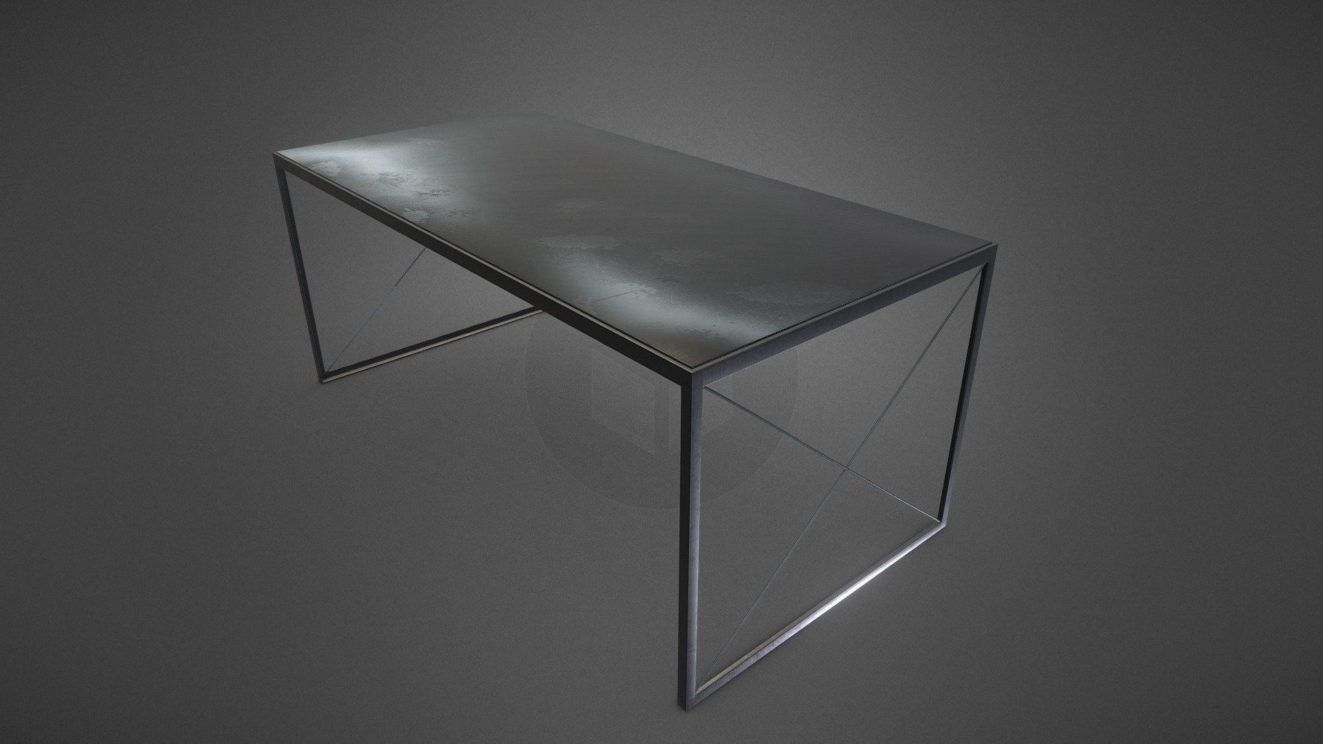 Metal Table - Buy Royalty Free 3D model by Alexandre Orlans ...