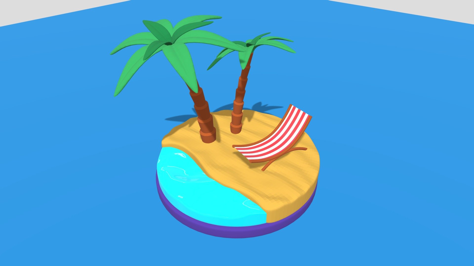 Summer Sea - 3D model by Little Foxz (@foxzz) [a96272e] - Sketchfab