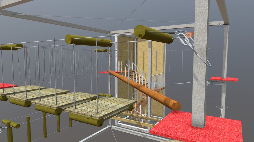Rope park - 3D model by Victor_Crash (@vantek1266) [a9647e2] - Sketchfab