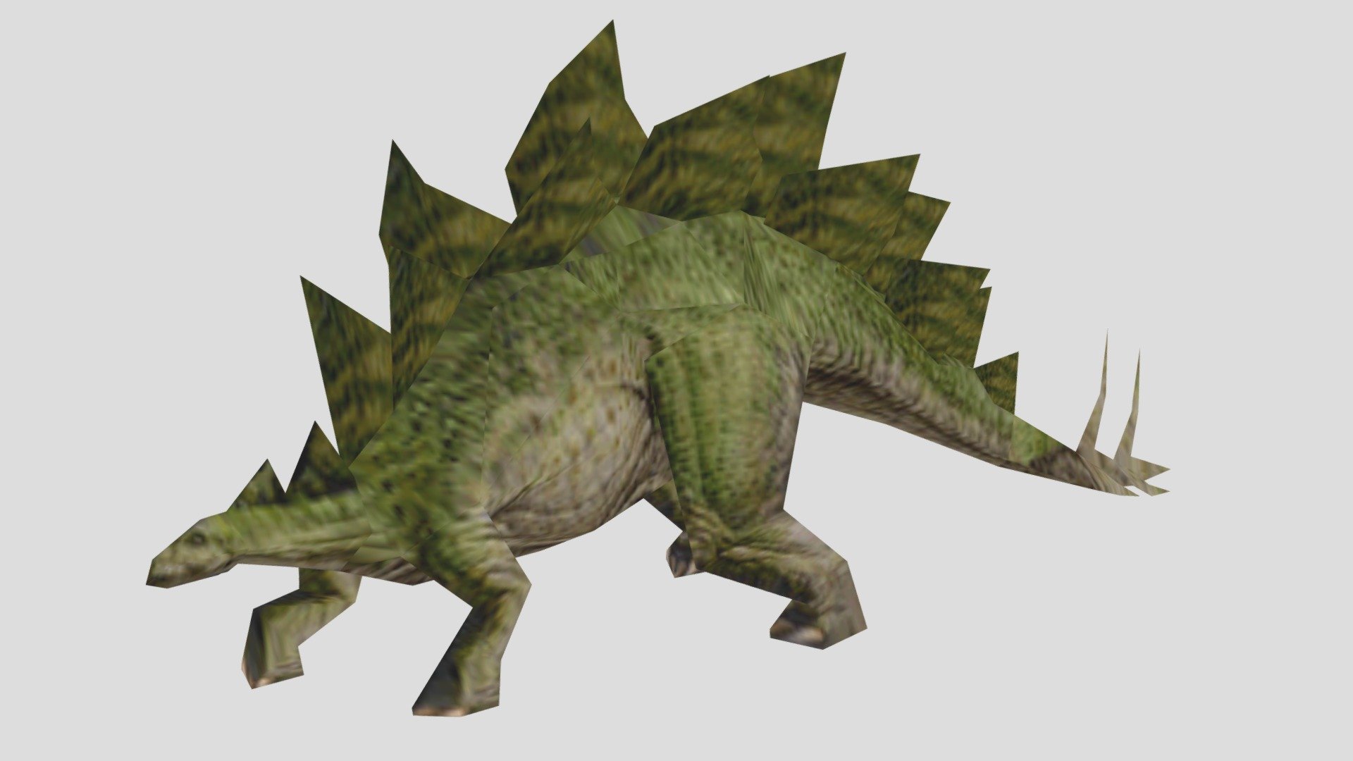 TLW: Jurassic Park(PS1) - Stegosaurus - Download Free 3D model by ...