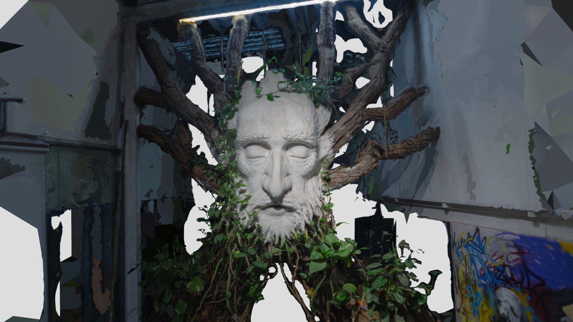 WiseMan Art Installation@BangaloreCreativeCircus - 3D model by Thedaemonsultan [a965e82] - Sketchfab