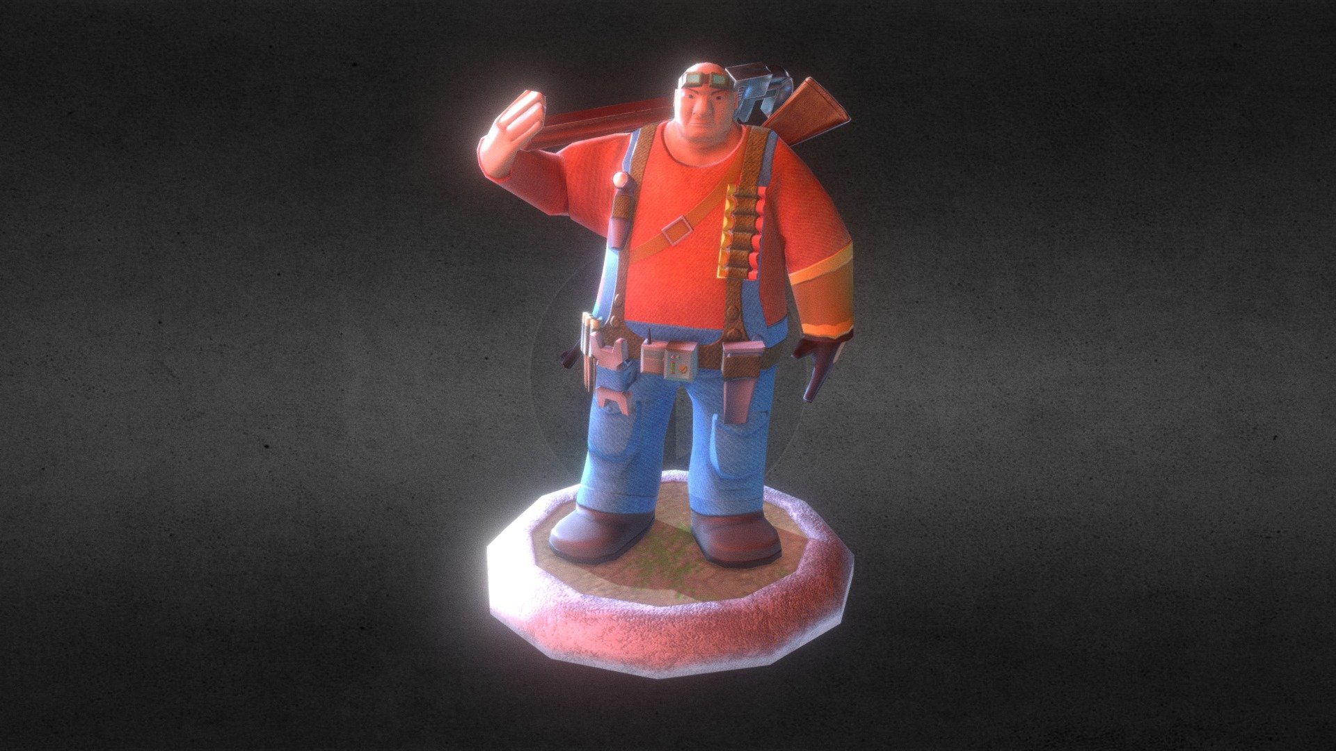 "After Detonation Zombie Story" - Engineer - 3D model by Gordon Lee ...