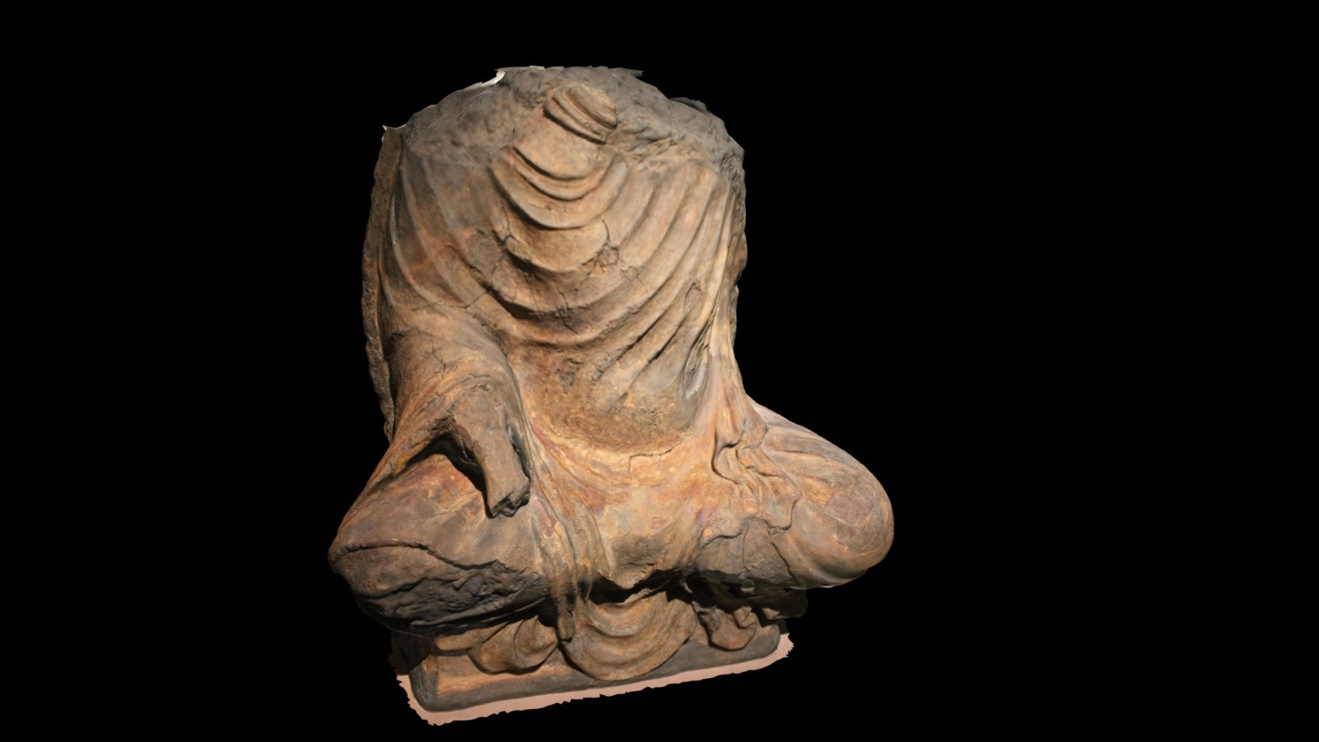 Seated Buddha, Bamiyan (Afghanistan), Guimet - 3D model by Di Luo 罗迪 ...