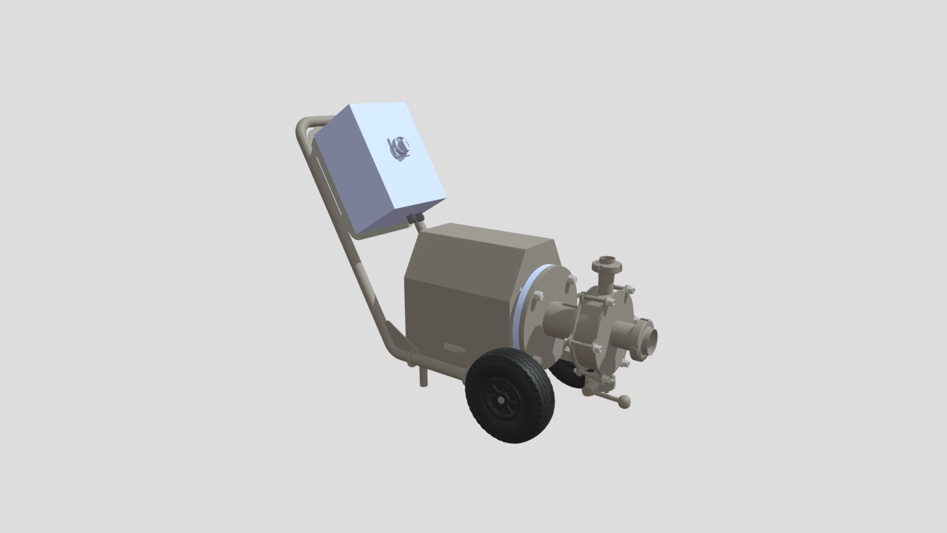 High Shear Pump Trolley - 3D model by fpesa [a967c0f] - Sketchfab