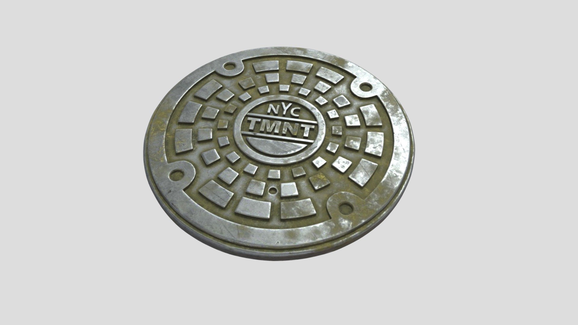 AAC202 Surfacing: Manhole Cover - Danny McG - 3D model by Danny McG ...