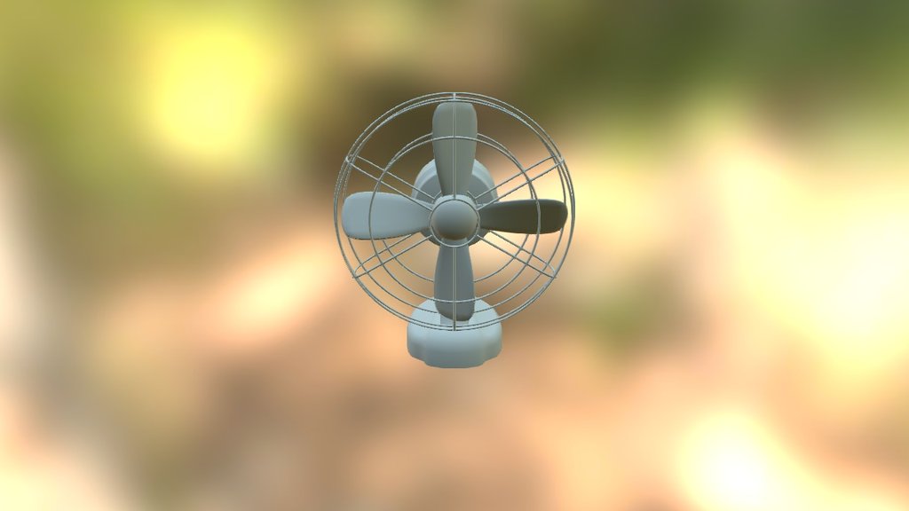 Desk Fan - 3D model by bunneh13 [a96a442] - Sketchfab