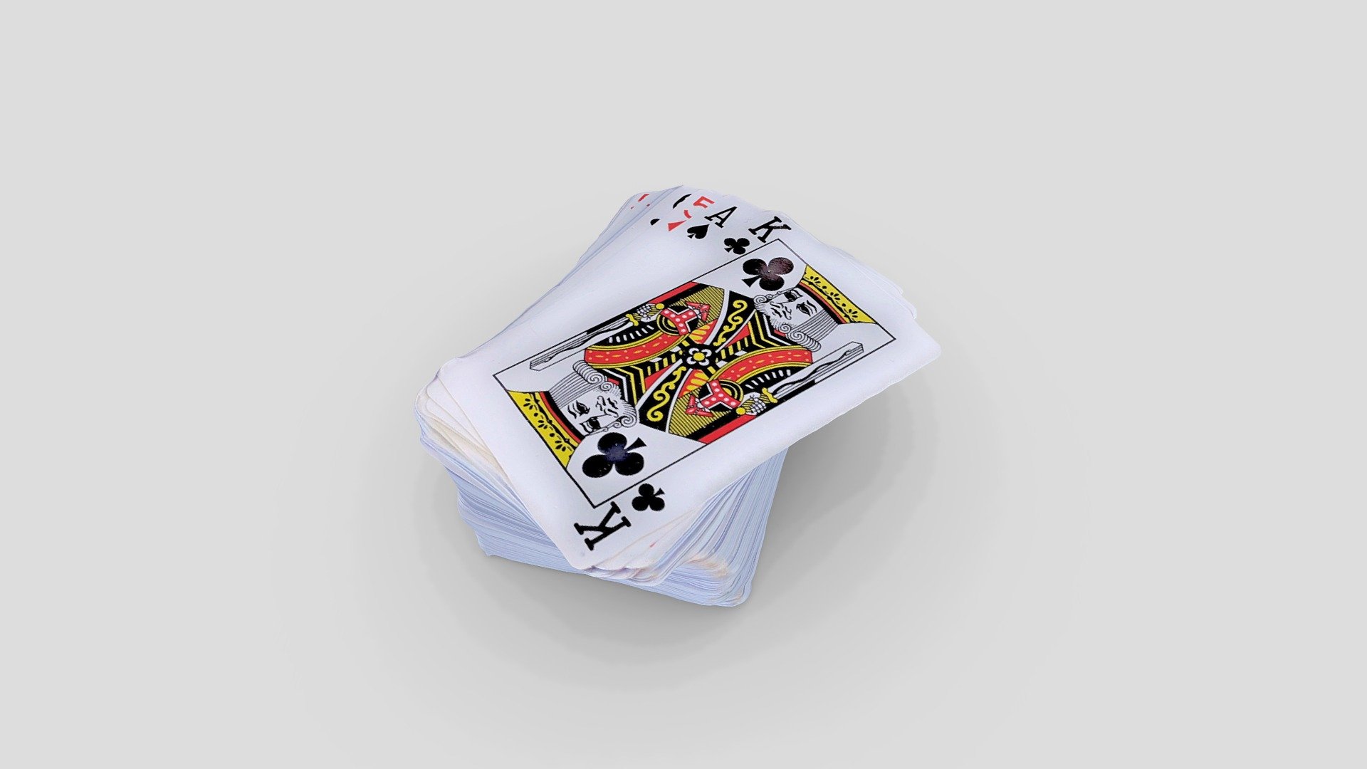 Deck of cards - Download Free 3D model by Qlone [a96e522] - Sketchfab