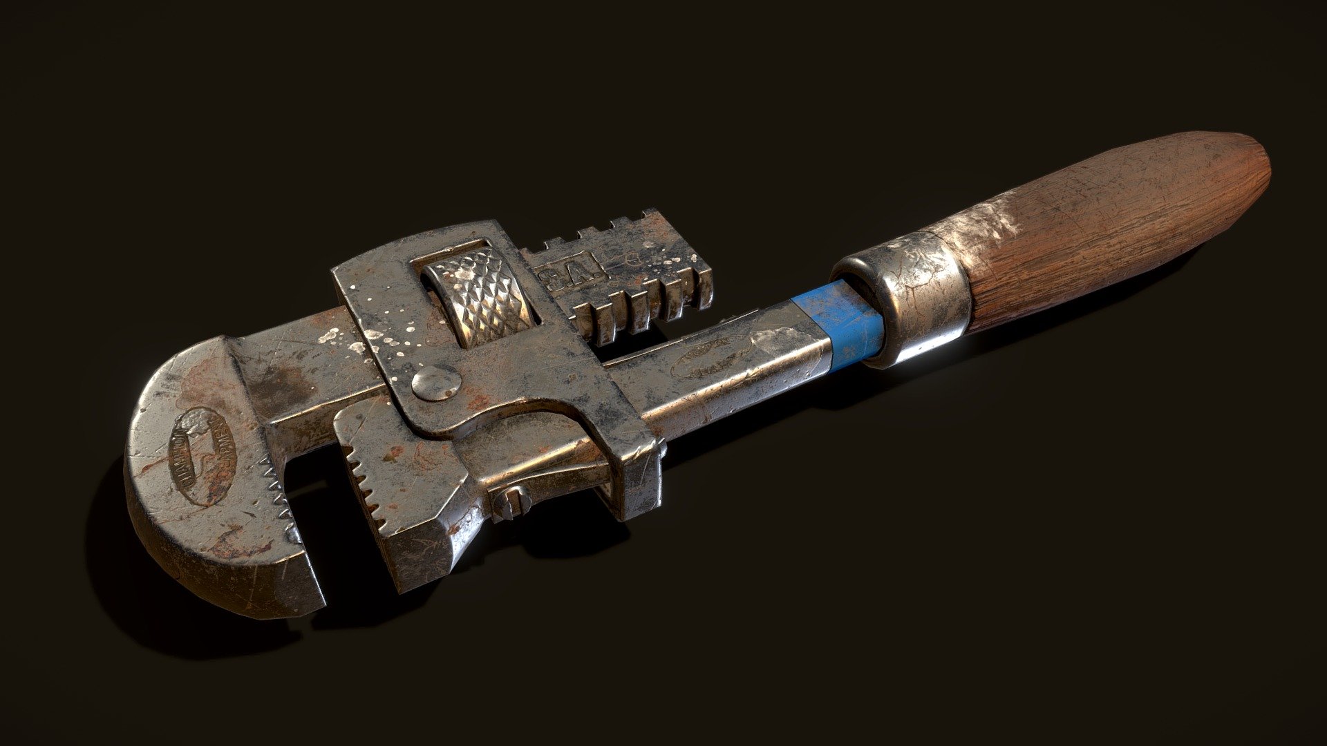 wrench - Download Free 3D model by Kris Kovac (@kris_kovac) [a96eca6 ...