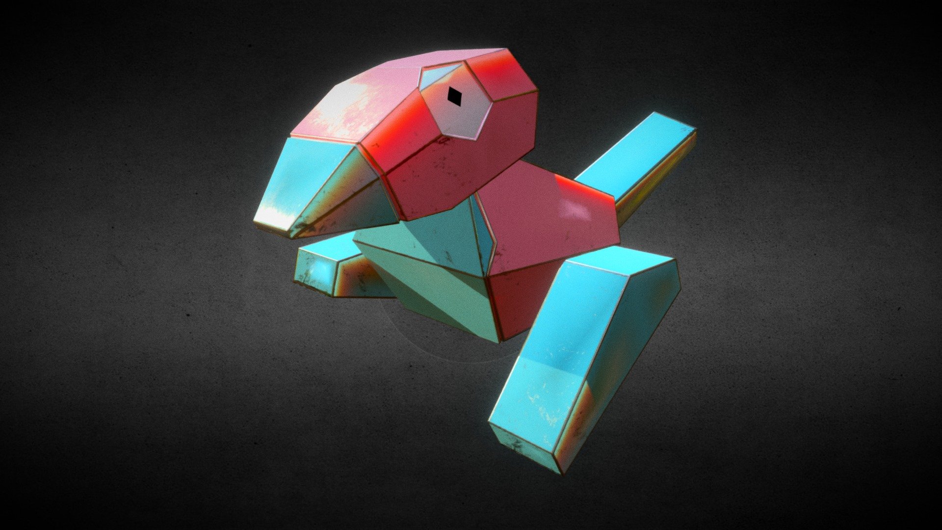 Porygon - 3D model by gashu-monsata [a96ee21] - Sketchfab