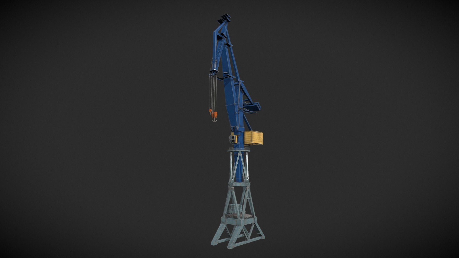 Shipyard Crane - 3D model by A-Belle [a9709b3] - Sketchfab