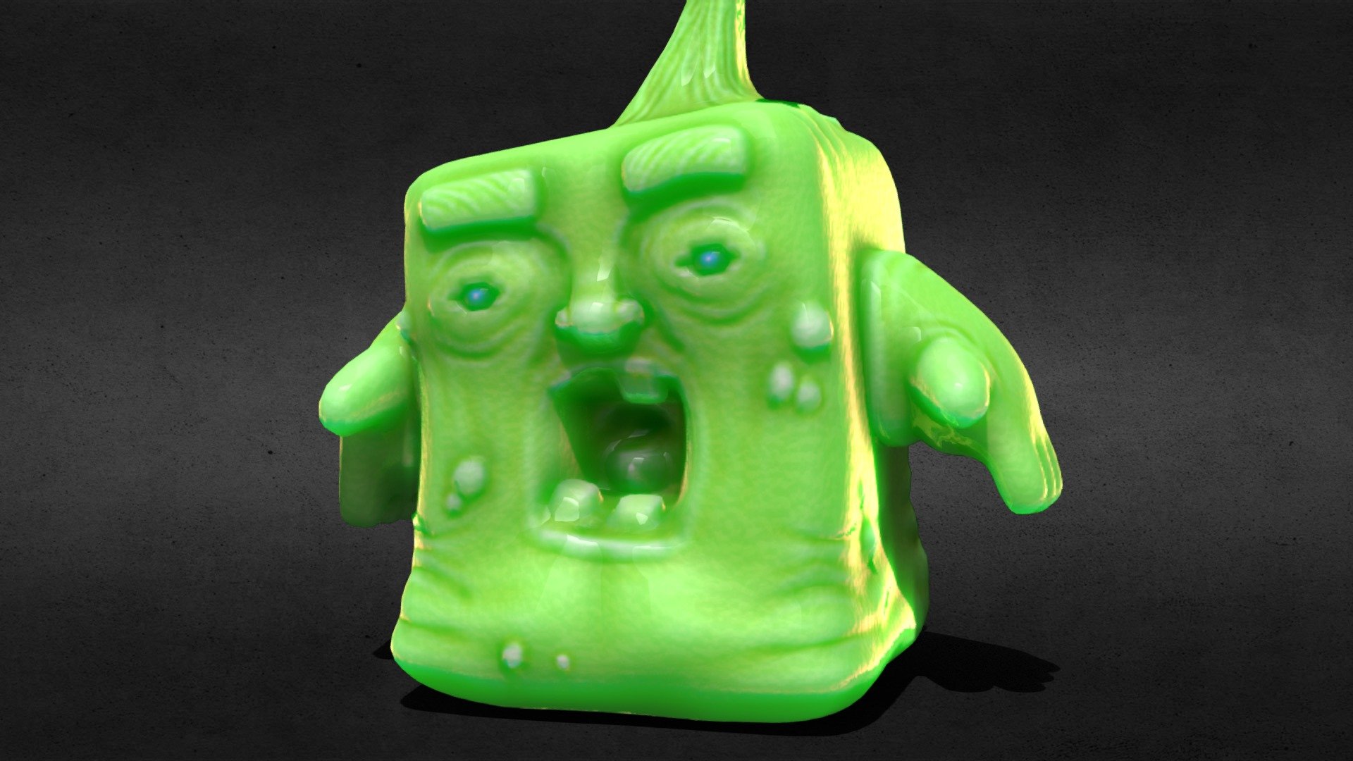 Jelly Cube Man (original concept) - Buy Royalty Free 3D model by endike ...