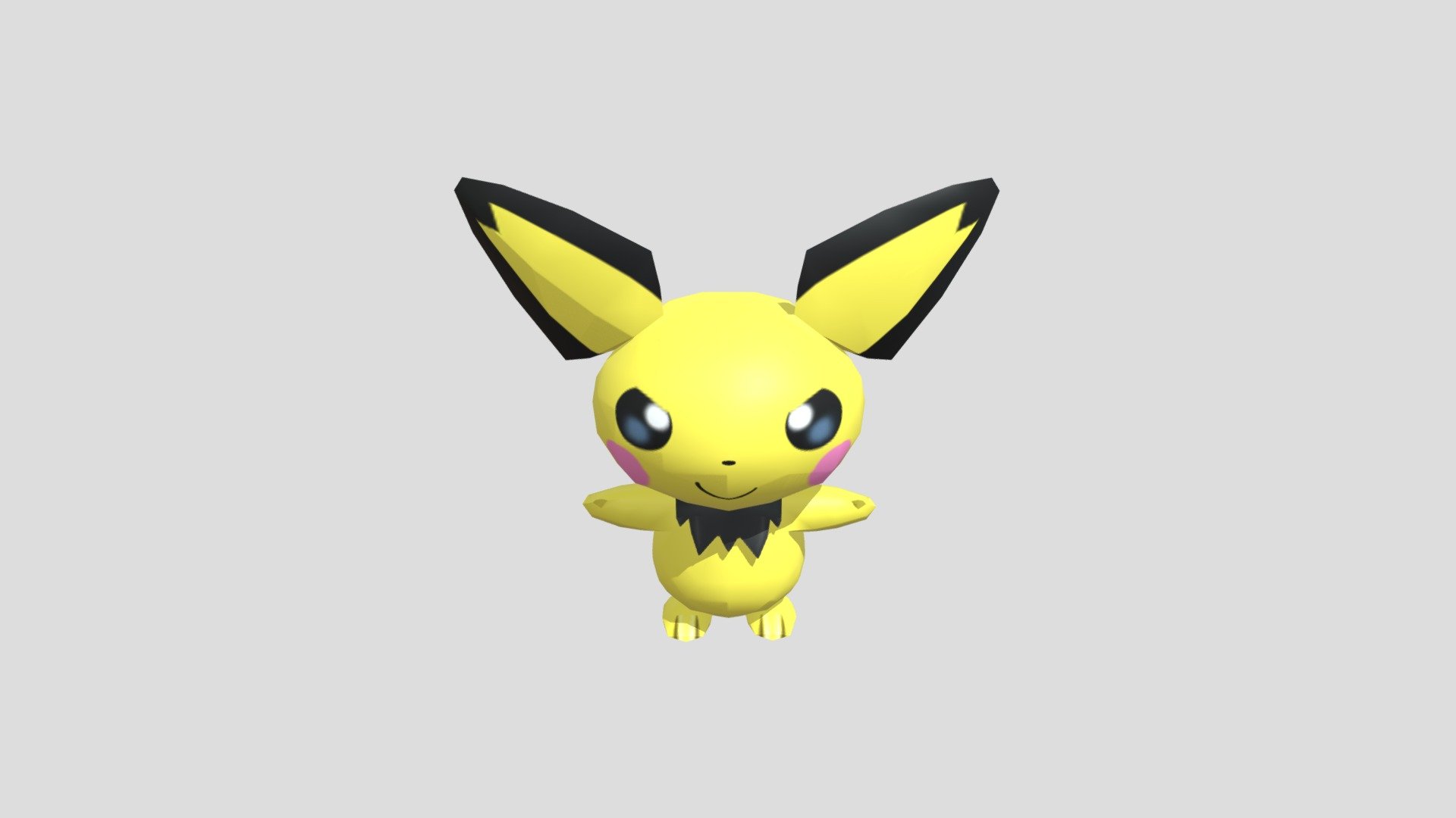 Pichu - Download Free 3D model by VI_22 [a972131] - Sketchfab