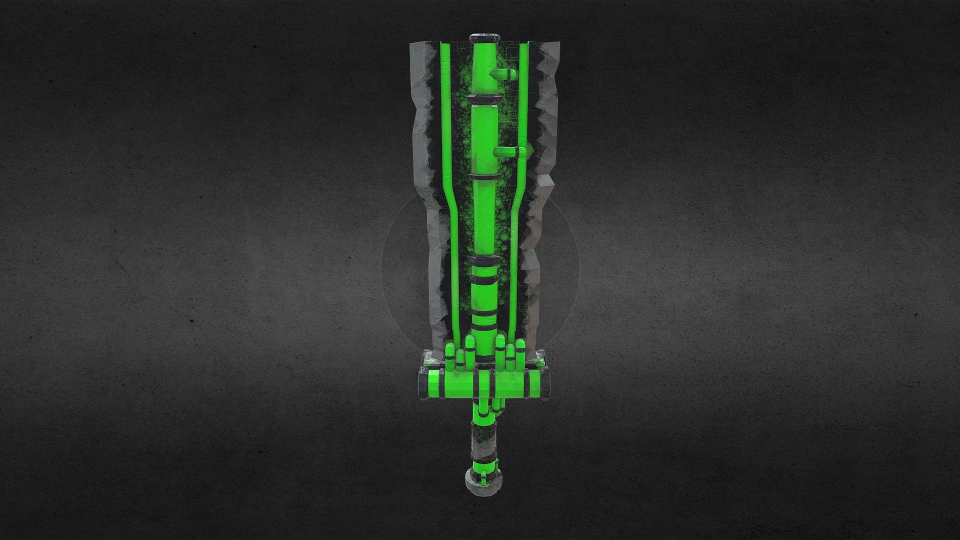 Acid-Fueled Greatsword - 3D model by danni_the_ghost [a9730a0] - Sketchfab
