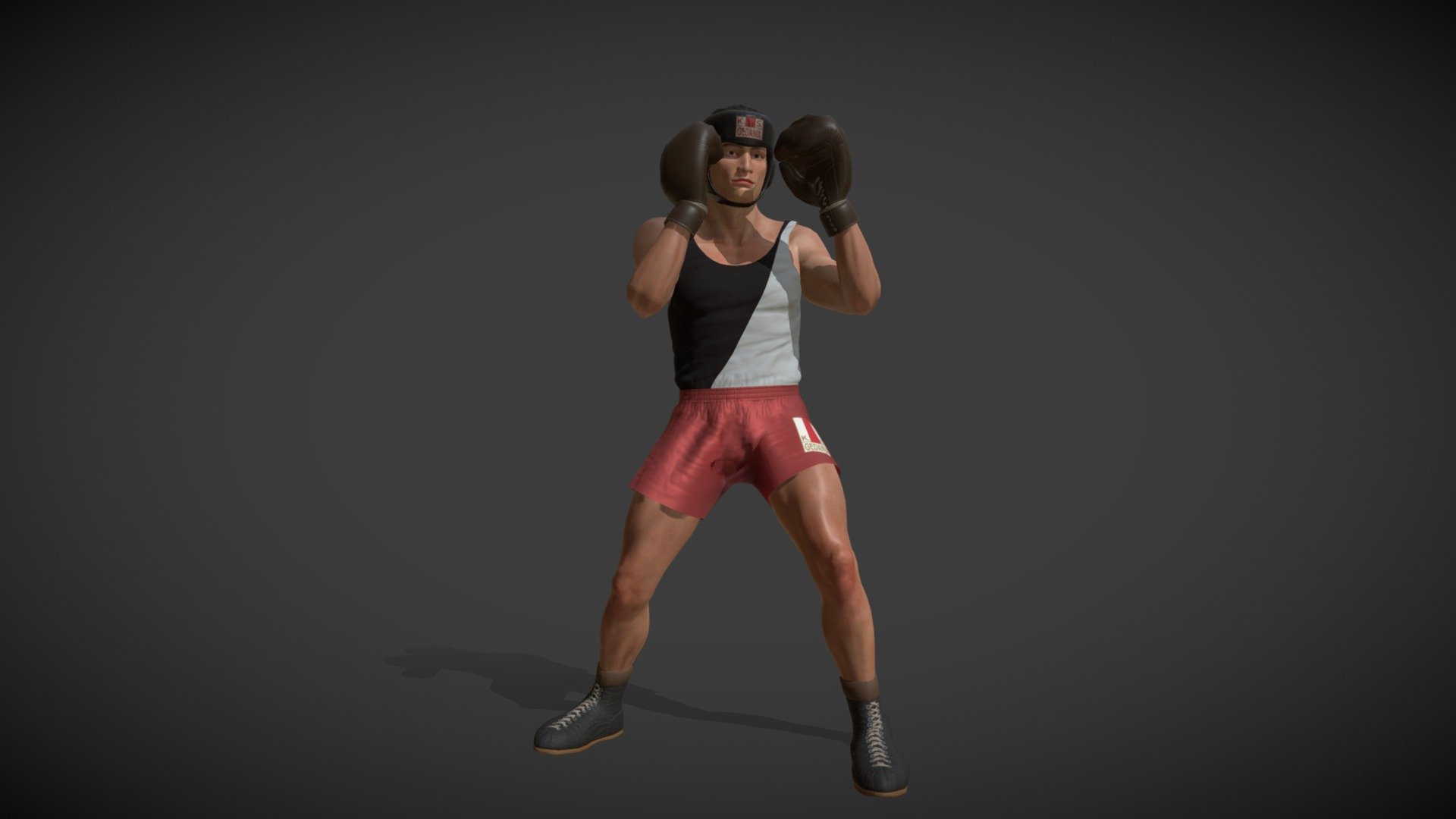 Jan Bianga, boxer - 3D model by Museum of the Second World War ...