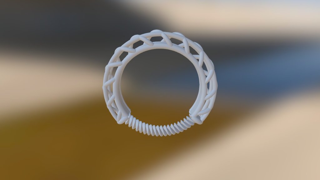 Spiral-ring-net - 3D model by quod_guido [a975dd4] - Sketchfab