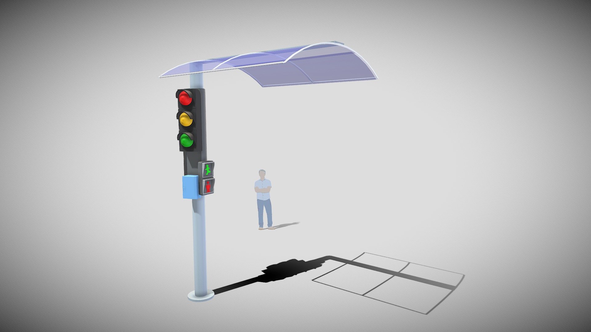 Traffic light - Download Free 3D model by MrdT (@mrdt.club) [a976483 ...