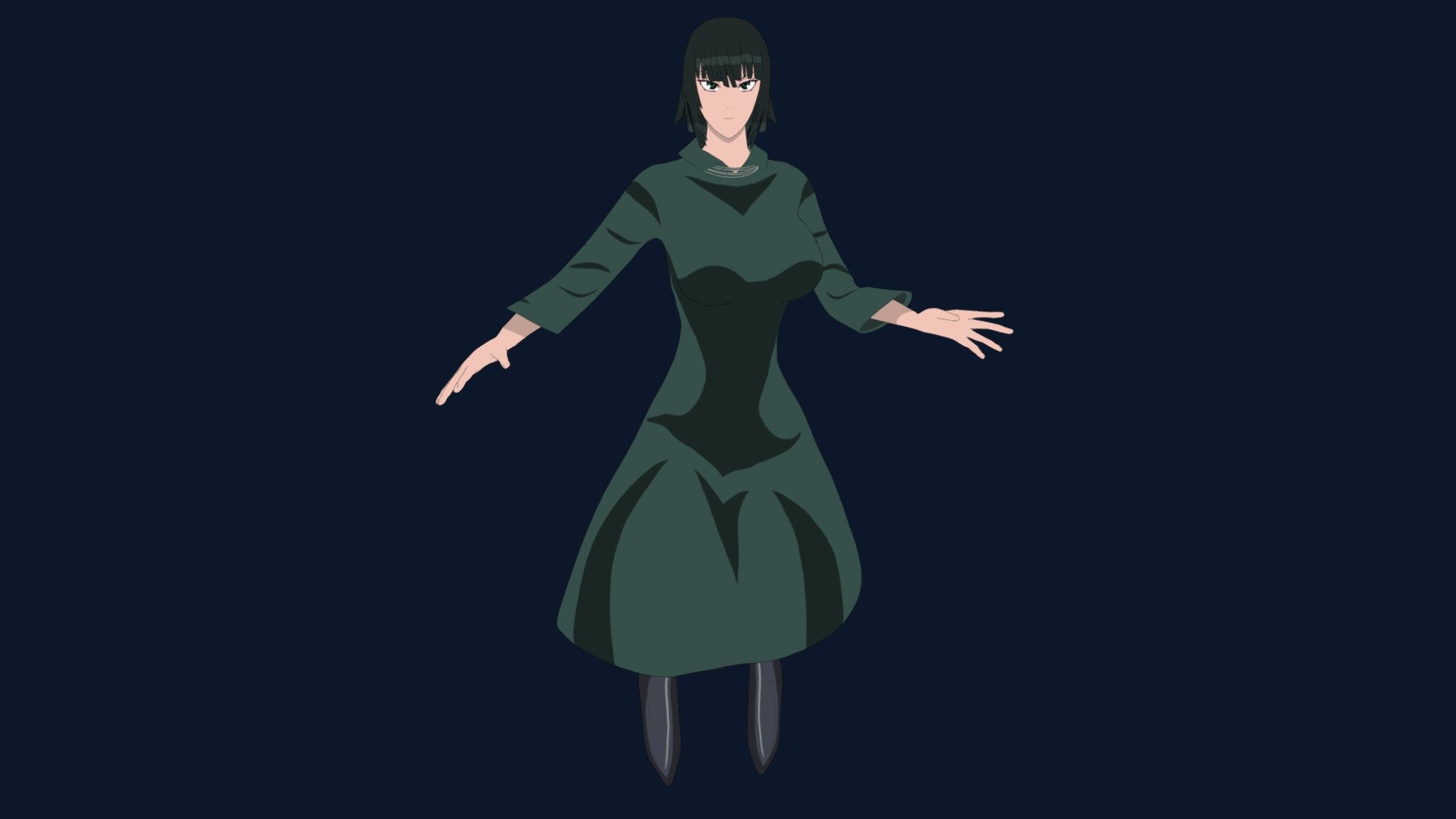 Fubuki - Download Free 3D model by Godfrey (SteamySenpai ...