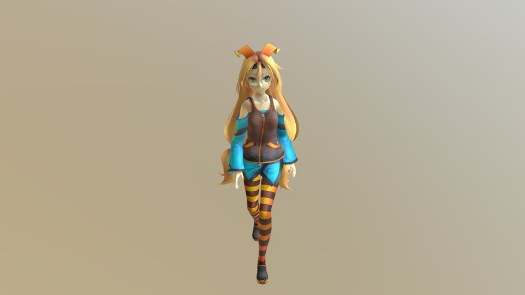 Unity Chan Maya20170728 Bake - 3D model by zawa [a977a99] - Sketchfab