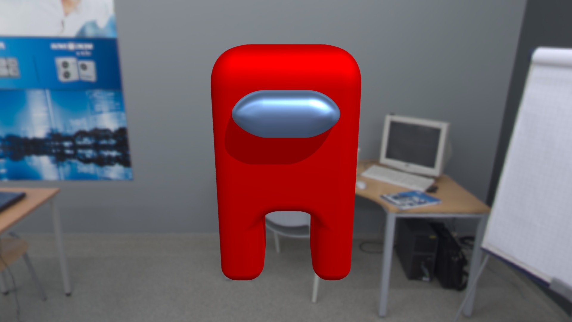 Among Us (red) - Download Free 3D model by Proj_Big _Brain (@547330 ...