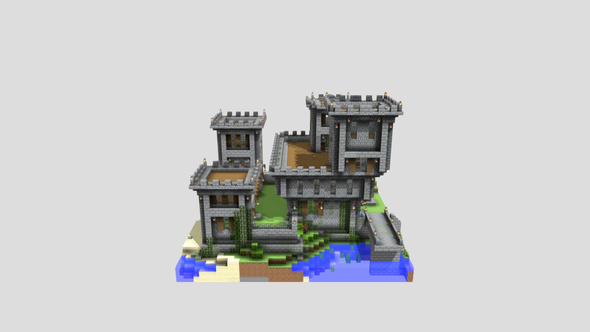 Nether Wart Castle - 3D model by The Vale (@skellyrocker) [a97a2af ...