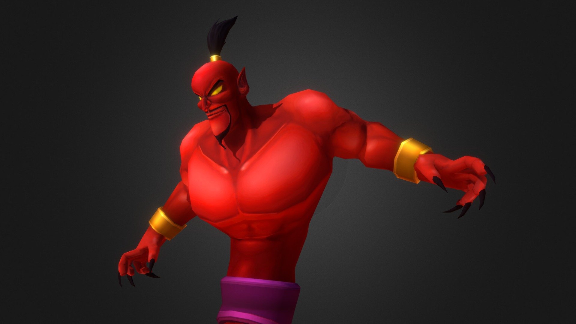 jafar_genie character - 3D model by coolplay (@coolplayy) [a97b247 ...