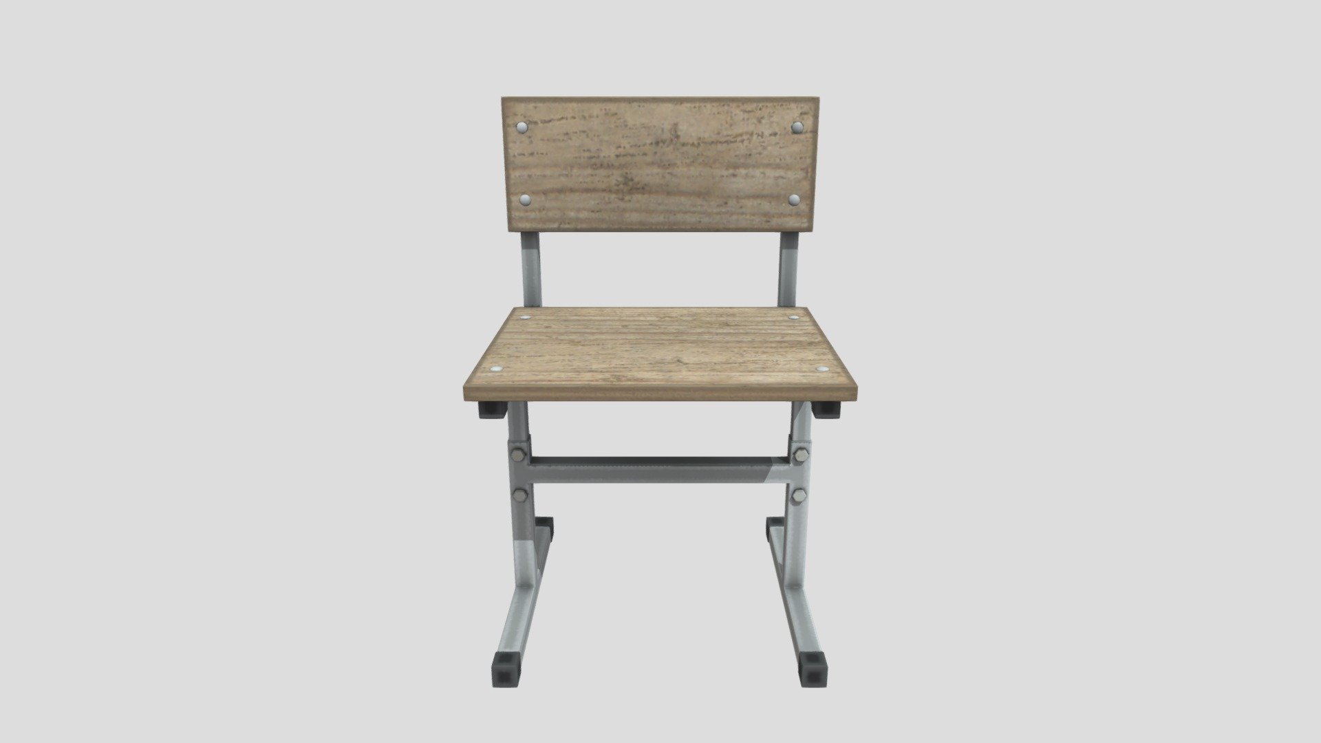 School Chair - Download Free 3D model by IIEPBblUI [a97bc5a] - Sketchfab