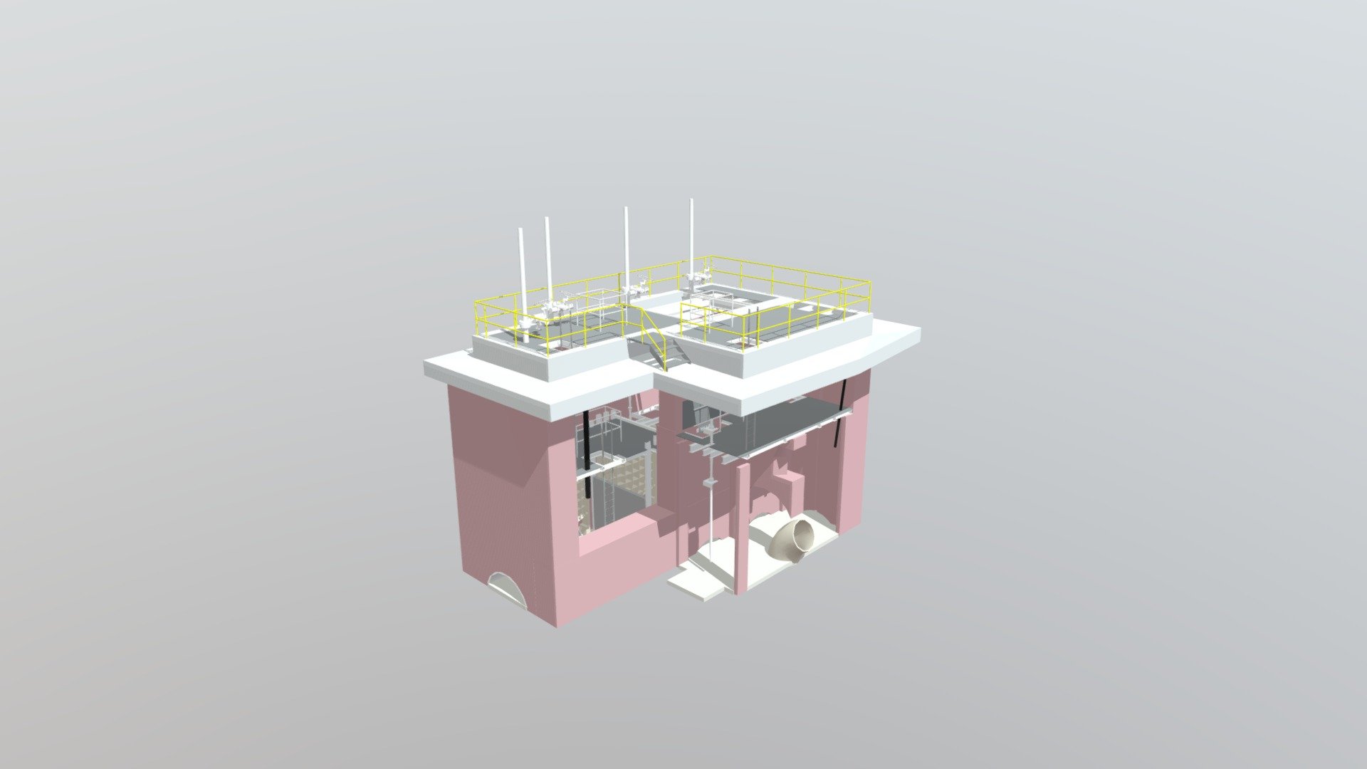London Pumping Station - 3D model by gelengineering [a97c95b] - Sketchfab