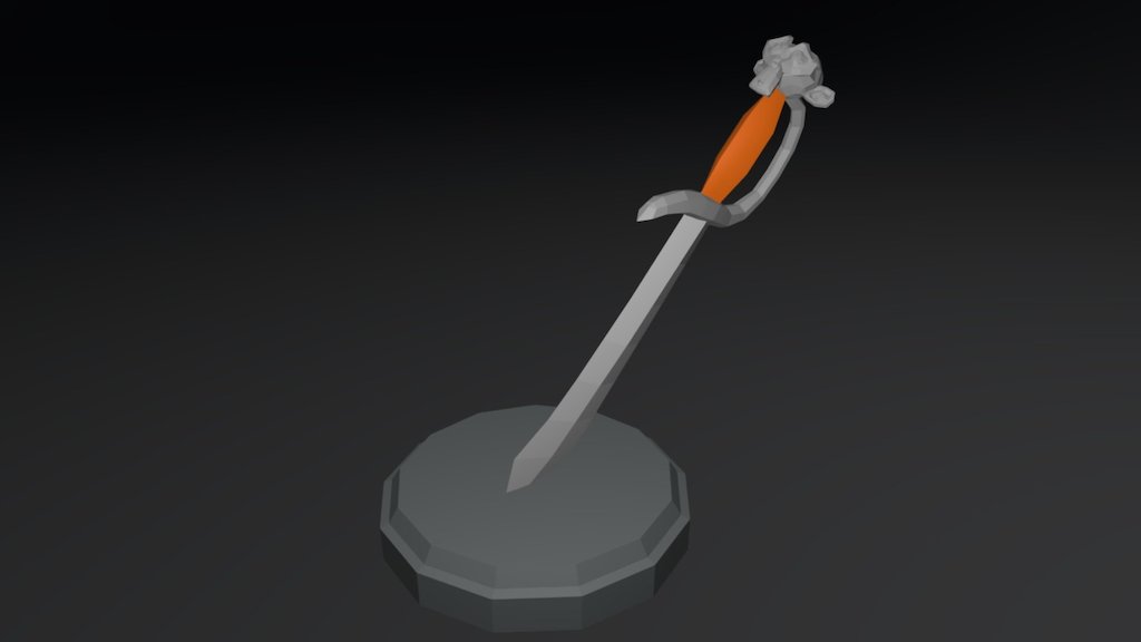 Cutlass Design Simple - 3D model by HydroDoes3D [a97e28c] - Sketchfab