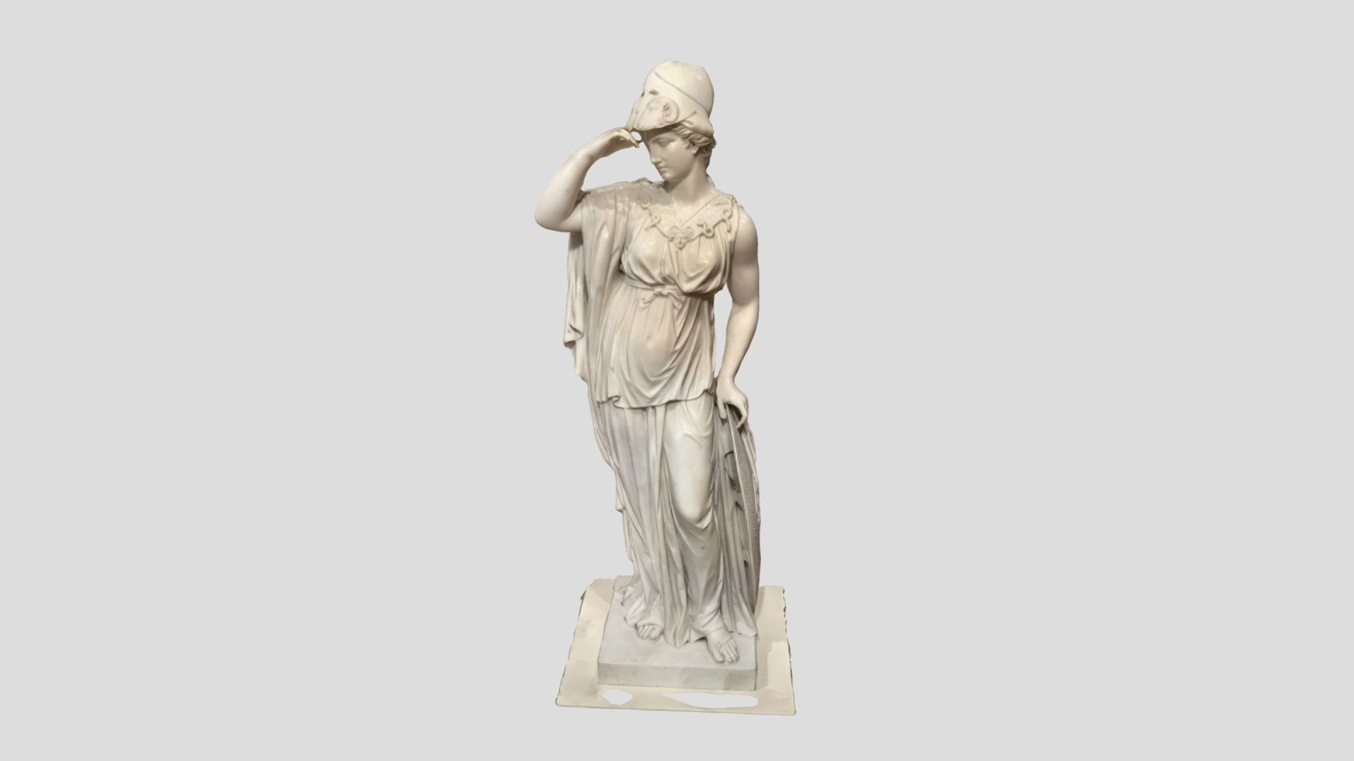 Minerva Statue - Buy Royalty Free 3D model by quemorez [a9825bf ...