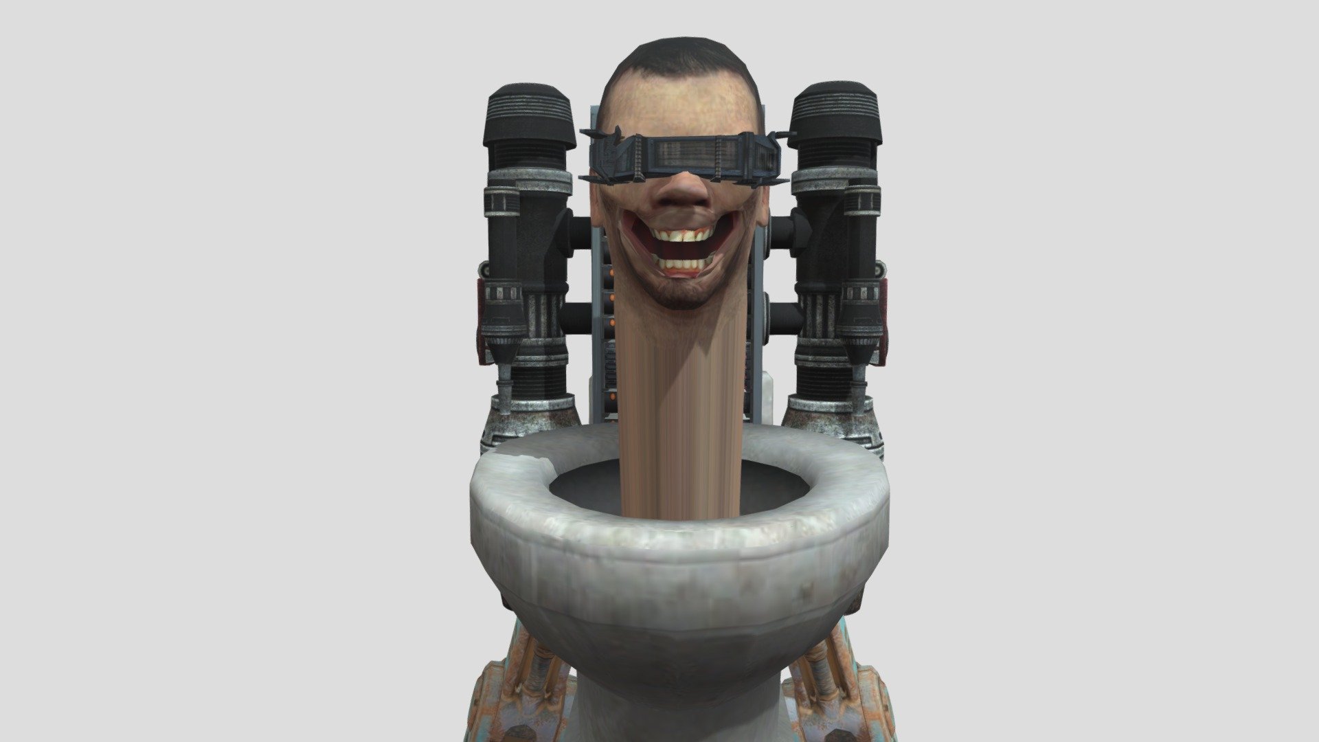 Flying Dual Buzzsaw Skibidi Download Free 3d Model By Ohio
