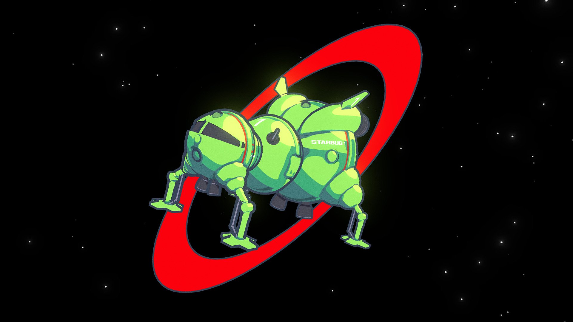 Starbug - Sketchfab Weekly - 3D model by Kat (@katdeak) [a98573c ...
