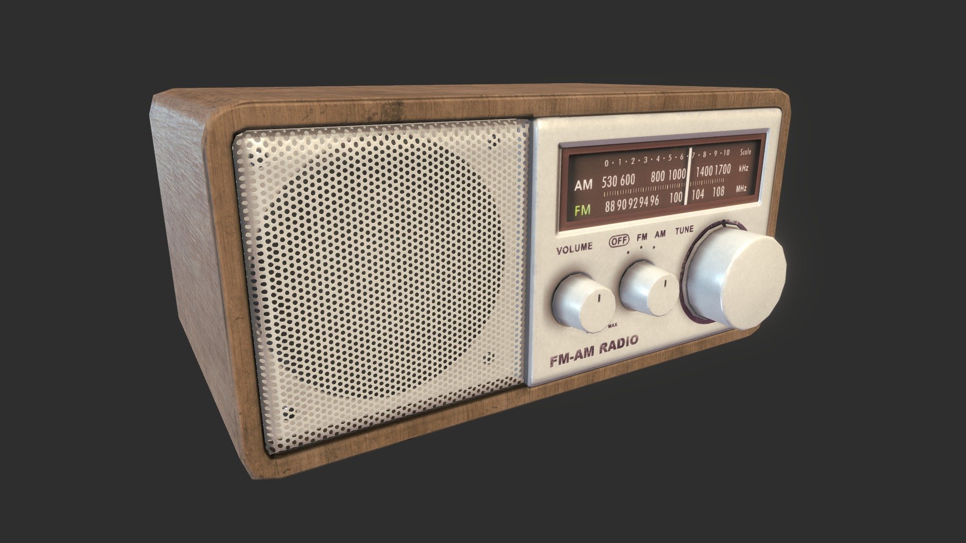 Radio - 3D model by 3diz-art [a98621a] - Sketchfab