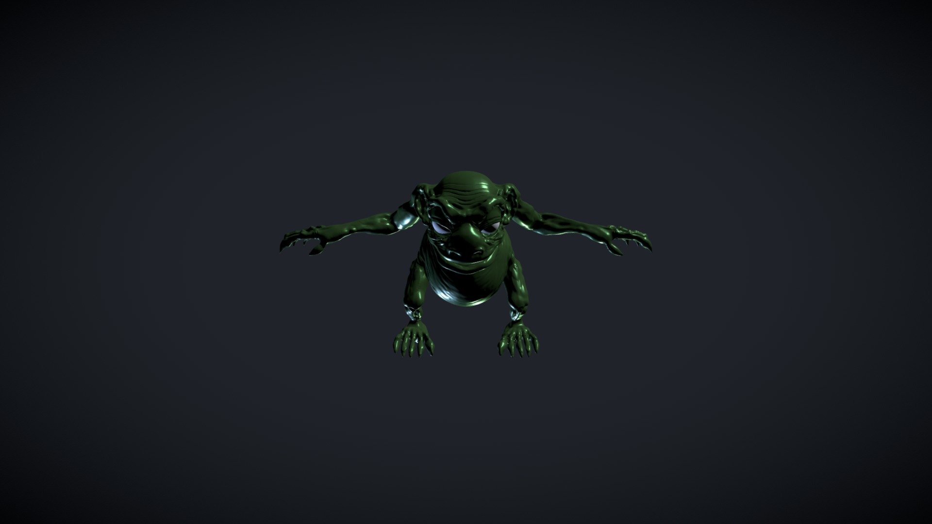 Gollum - Download Free 3D model by SteveTheDragon [a9863e7] - Sketchfab