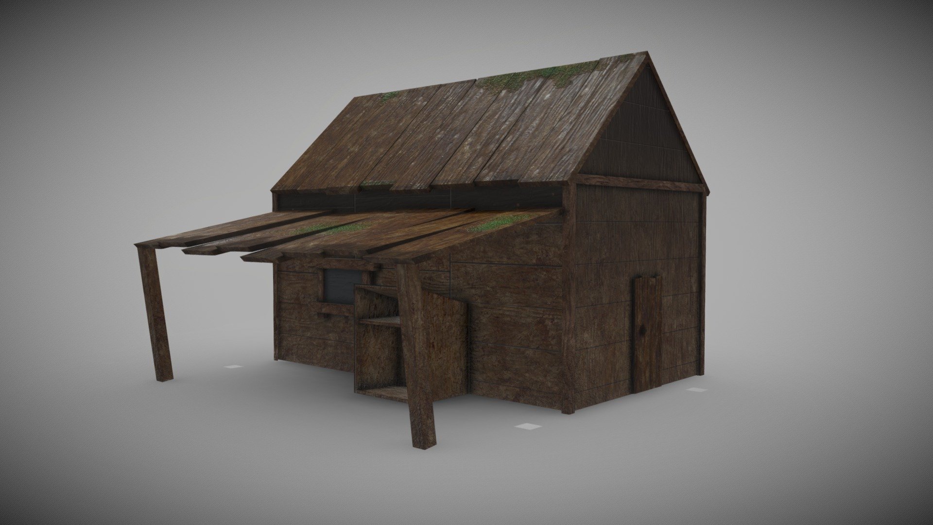 Game Jam - Small Wooden Shack - 3D model by Samuel Willmott (@samuel ...
