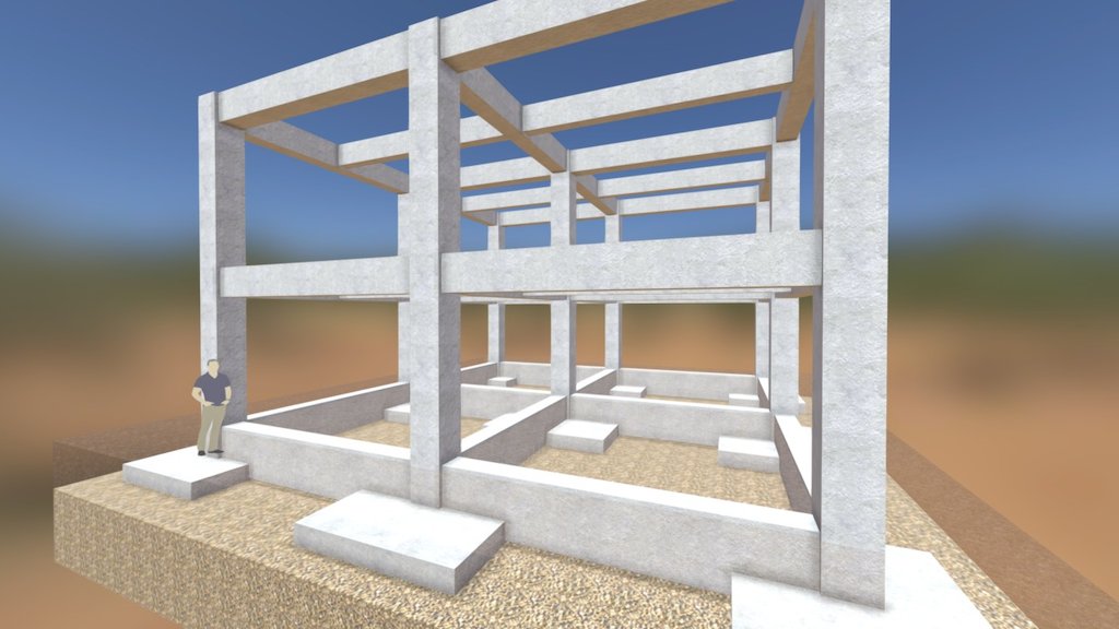 RC構造模型 CG - 3D model by yoshinobu.miyamoto [a986f5b] - Sketchfab