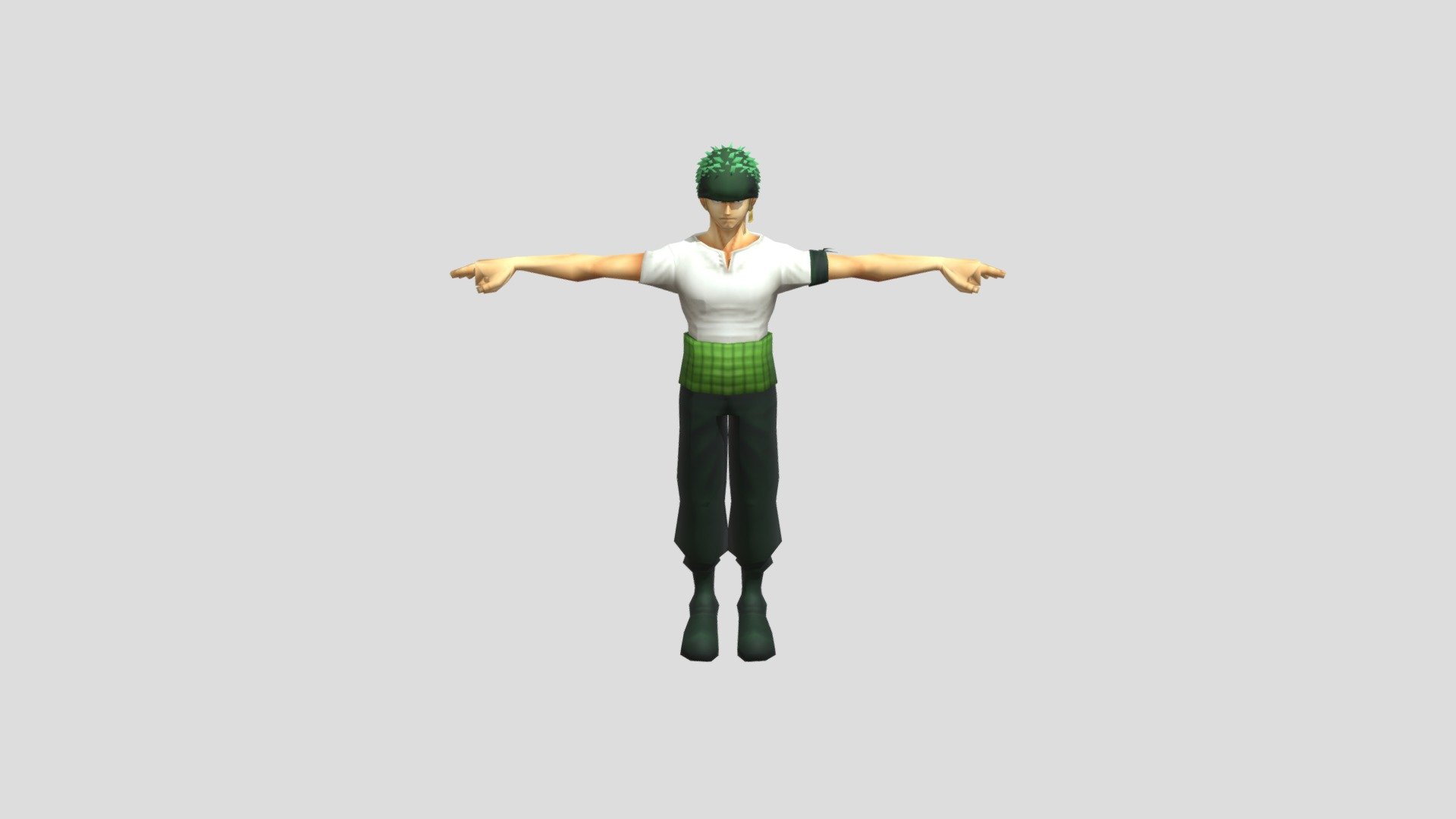 Roronoa Zoro - Download Free 3D model by Tigerar1 (@allanromanreyes ...