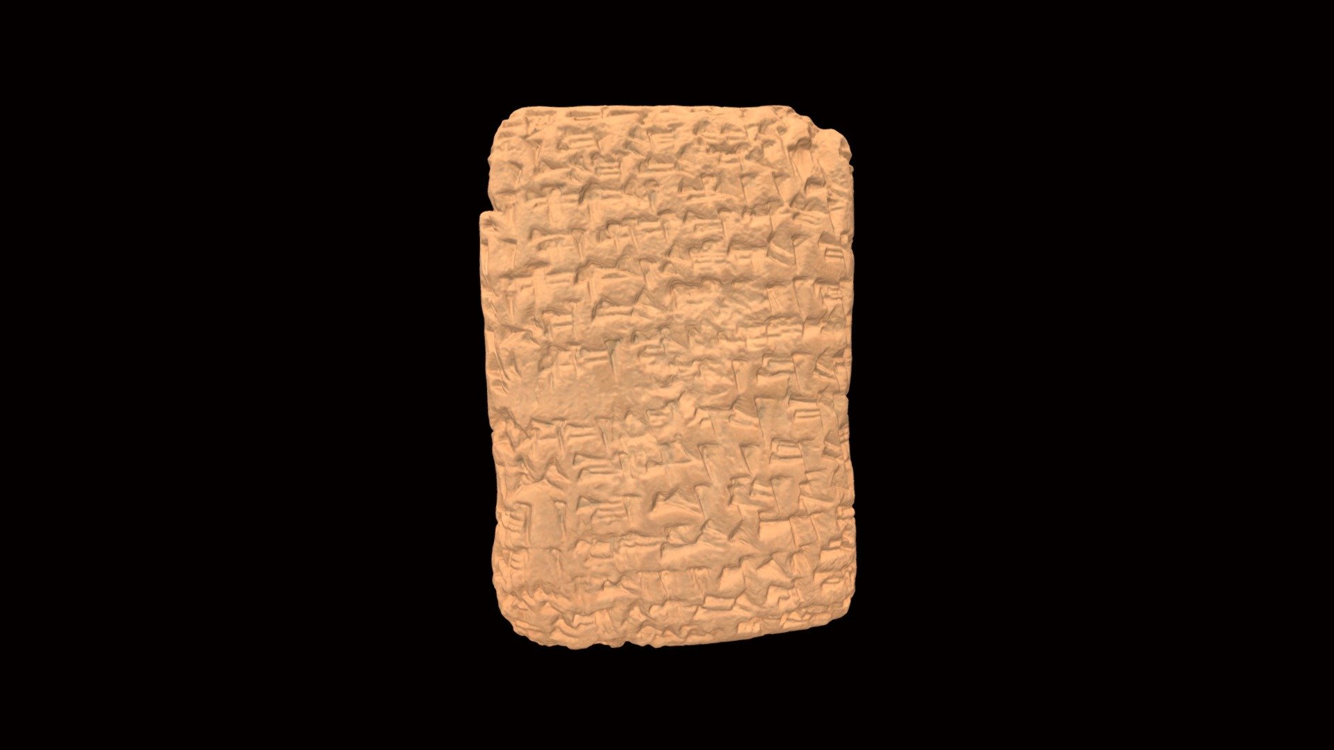 Cuneiform Tablet HMANE1899.2.125 - 3D model by Harvard Museum of the ...