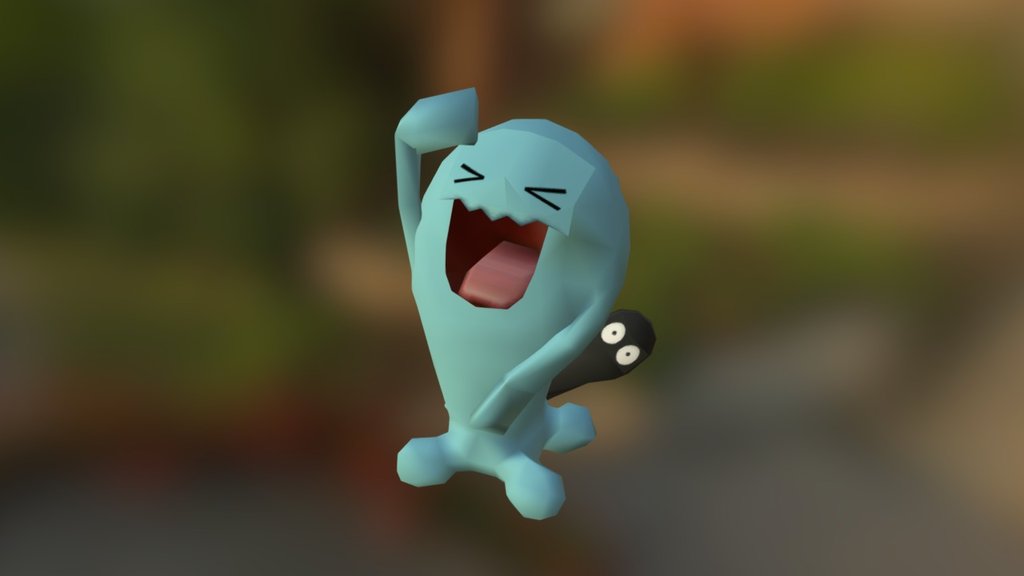 Wobbuffet - 3D model by aldo3d [a989ce4] - Sketchfab