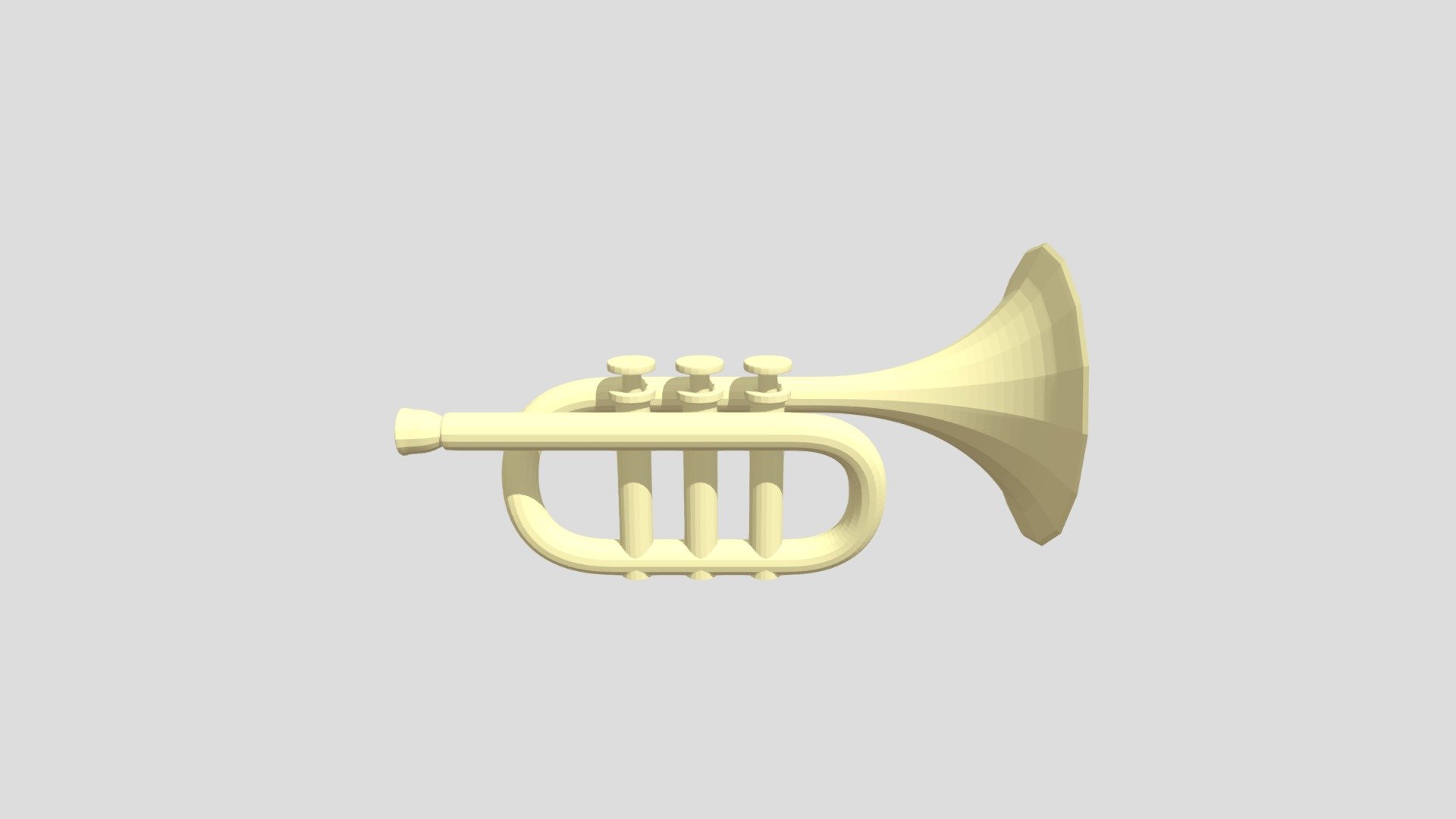 Trumpet from Poly by Google - 3D model by IronEqual (@ie-niels ...