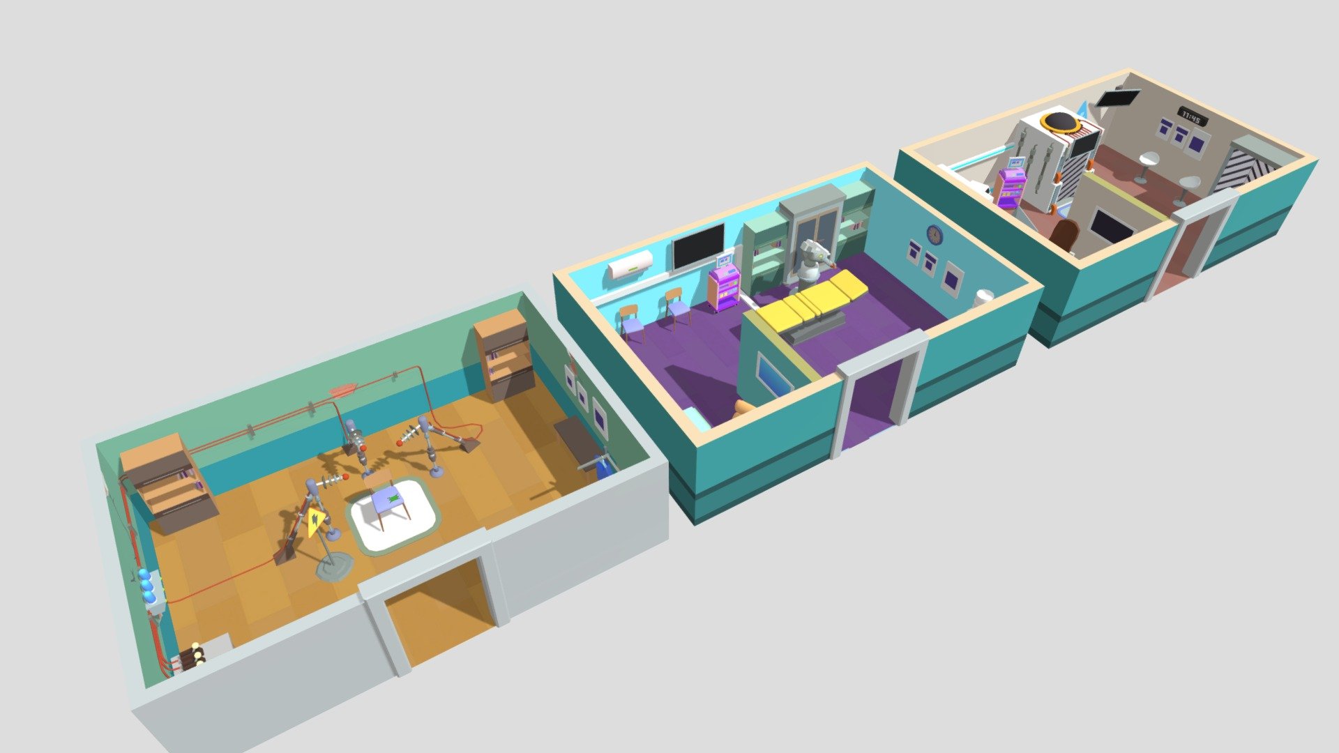 Electrotherapy_room - 3D model by CC (@ccsf) [a98c7bd] - Sketchfab