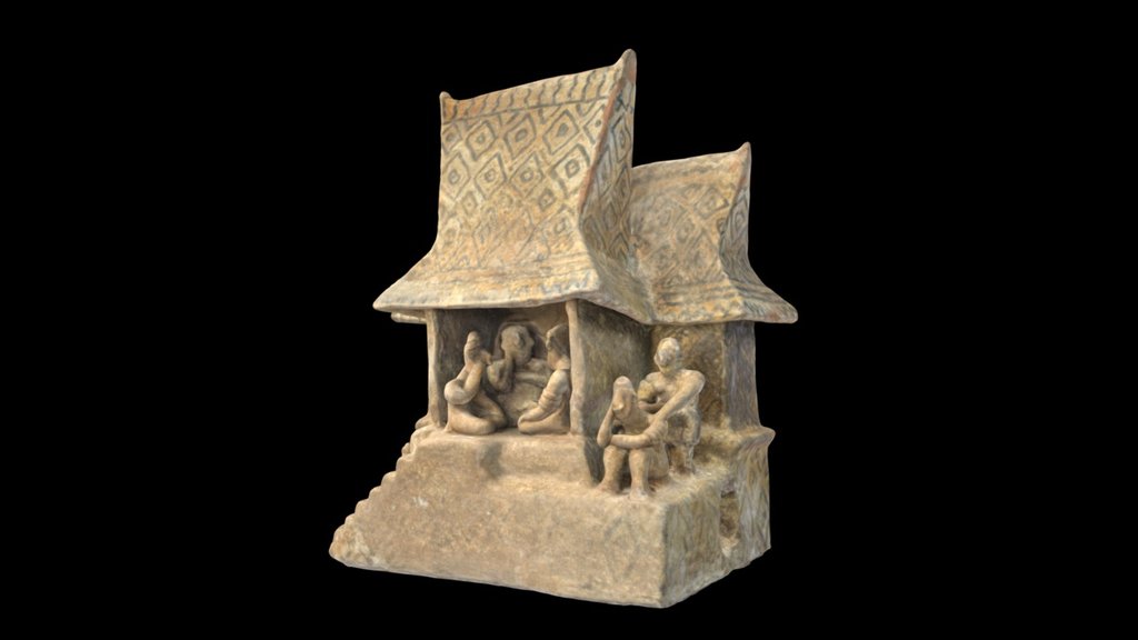 House with Ritual Feast - 3D model by Matthew Brennan (@matthewbrennan ...