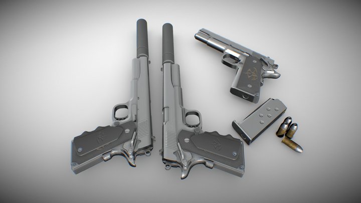 Guns 3D models - Sketchfab